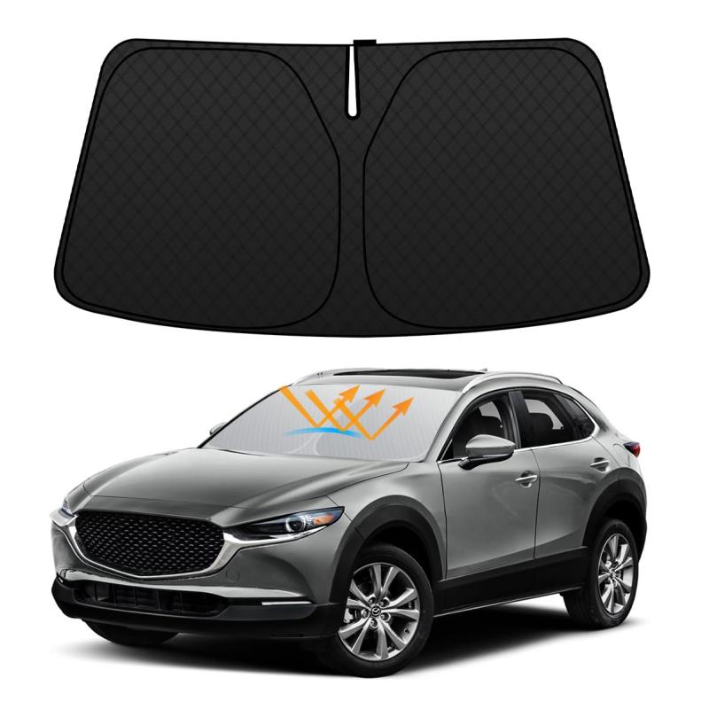 【2026年最新改良」 BLUESEATEC マツダ CX-30 DM系 フロントガラス サンシェード DMEP DM8P DM8R DMFP DMEJ3R DMEJ3P R1.10-現行 サンシェード フロントガラス用 車種専用設計 遮光...