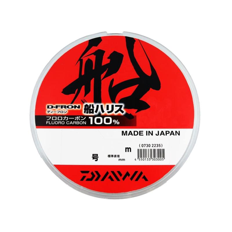 ダイワ(DAIWA) フロロライン D-FRON船ハリス 5-100 ナチュラルカラー信頼のフロロハリス「ディーフロン船ハリス」がリニューアル巻糸量:100m(1.5~16号)、60m(18~30号)比重:1.78号数別しなやか仕上げ 3号...