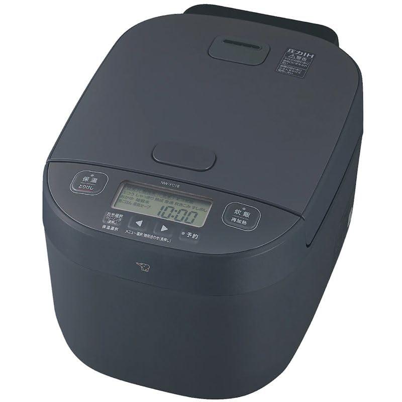 象印マホービン 炊飯器 1升 スレートブラック NW-YC18-BZ好みの食感に炊き分ける3通りの「炊き分け圧力」複数店舗にて販売をしておりますため、在庫データの更新が間に合わず、欠品にも関わらず、注文ができる場合がございます。その際は、キ...