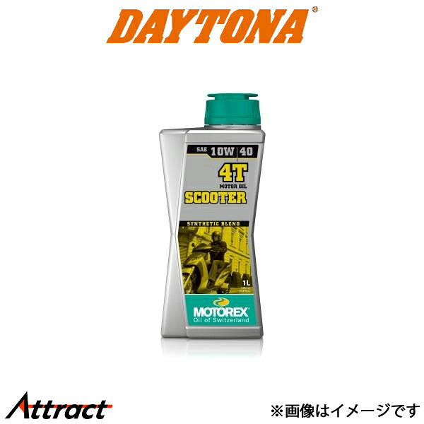 メーカー希望小売価格はメーカーサイトに基づいて掲載しています。メーカーデイトナ(DAYTONA)商品MOTOREX SCOOTER 4T 【10W40】 概要4サイクルスクーター専用に開発されたオイル。メーカー品番97807JAN49094...