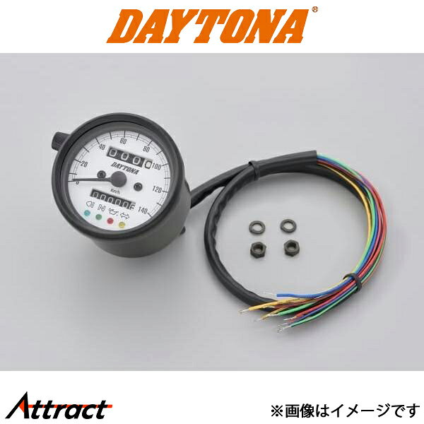 メーカー希望小売価格はメーカーサイトに基づいて掲載しています。メーカーデイトナ(DAYTONA)商品機械式スピードメーター φ60 ホワイトLED照明　ブラックボディ/ホワイトパネル概要旧車カスタム素材の定番、復活！！メーカー品番15628...