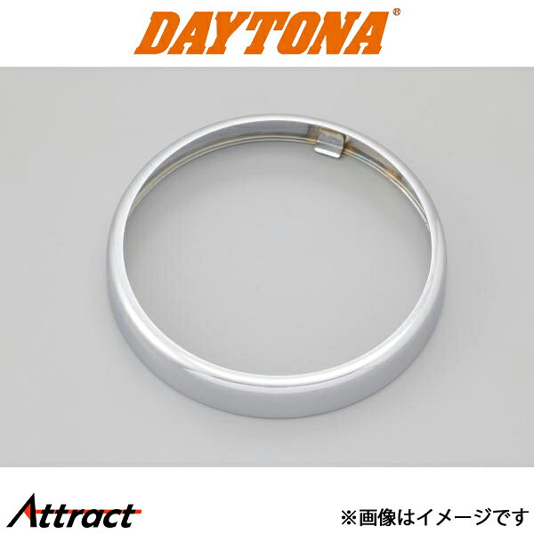メーカー希望小売価格はメーカーサイトに基づいて掲載しています。メーカーデイトナ(DAYTONA)商品ビンテージヘッドライト(26616)用ライトリム(ベロ無し)　クロームメッキ概要ビンテージヘッドライト(26616)用ライトリム(ベロ無し)...