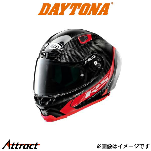 メーカー希望小売価格はメーカーサイトに基づいて掲載しています。メーカーデイトナ(DAYTONA)商品NOLAN X-lite X-803RS ULTRA CARBON ホットラップ レッド/13概要軽量ウルトラカーボンレーシングヘルメットメ...