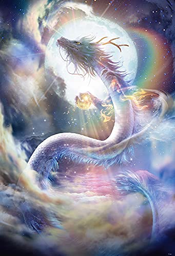 日本製 吉祥画として人気の「幸運の昇り龍」が光と繊細な作風のファンタジーアートとして登場!従来インキより一層鮮やかな色調表現を可能にしたカレイド印刷を施しています。Takaki組み立てる必要がある