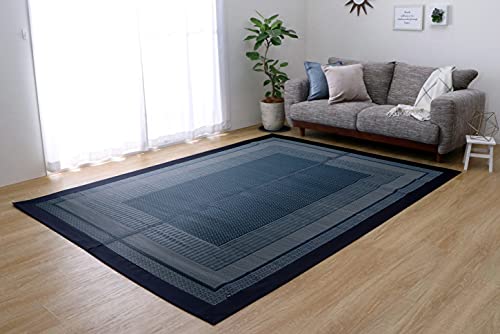 サイズ：140 x 200 cm (長方形) 国産い草を使用したラグカーペットサイズ:約140*200cm原産国:日本(純国産 洗濯表示:洗えません素材:い草(九州産) 紋織 ヘリ*綿100%