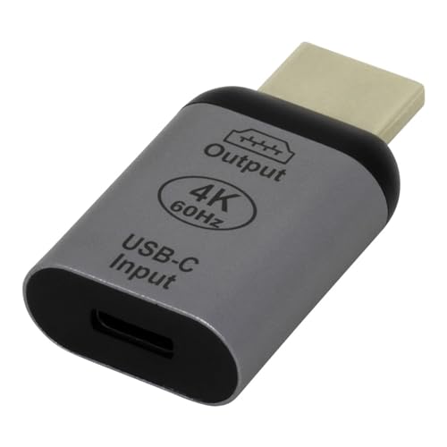 ディスプレイ側に接続する、小型のUSB-C - HDMIアダプタですパソコン側: USB Type-C メステレビ／ディスプレイ側: HDMI オス (タイプA 19ピン)サイズ: W24*D43*H10mm (コネクタ除くD33mm)、カ...