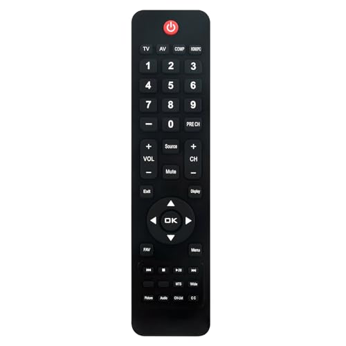 B8.080.446-2交換用リモコン。NEC LCD TVに対応:E656 E556 E506 E436 E326。ベーシックなリモコン。プログラミング不要。必要なバッテリータイプ:単4電池2個。