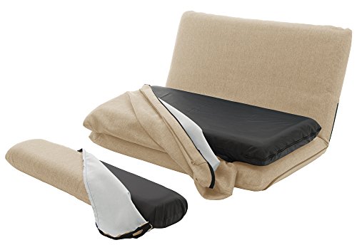 サイズ:幅:109*奥行:81*201*高さ13*62cm生産国:日本本体重量:15kg材質: 中材 ウレタンフォーム、スチールパイプ 側生地 ポリエステル100%洗濯OKのカバーリングソファーベッド折り畳むとソファーに、伸ばすとベッドになります