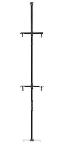 接地可能高さ:2100mm*2700mm(無段階)フック最大耐荷重:25kg/1台あたりクレードルフック調整幅:300mm*420mmフック最大対応径:60mm(トップチューブ)クレードル調整角度:上下17.5*フックオフセット寸法:90m...