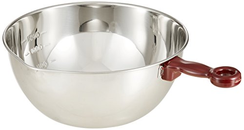 本体サイズ:外径(mm)218本体重量(g):328材質:18-8ステンレス・フェノール樹脂生産国:日本内径*深さ(mm)210*90