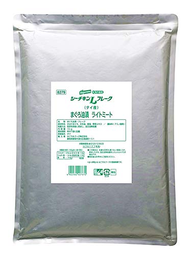 原材料:きはだまぐろ、大豆油、食塩、野菜エキス / 調味料(アミノ酸等)商品サイズ(高さx奥行x幅):3cm*42cm*30cm内容量:3kgきはだまぐろを使用したフレークタイプのシーチキンです。料理に使いやすく食べやすいように細かくフレー...