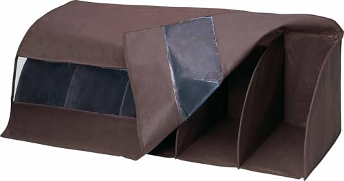 サイズ:80*35.5*24.5cm(組立時、カバー含まず)バッグを見つけやすくスッキリ整理ができる型くずれしにくく、仕切り付きで取り出しやすい通気性の良い不織布使用