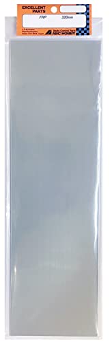 ABCホビー FRP板 1.2mm*200mm*330mm。ラジコンやロボットなどのシャーシやフレームの制作に最適な材料です。 加工にはFRP専用糸鋸刃をご使用ください。生産国:日本