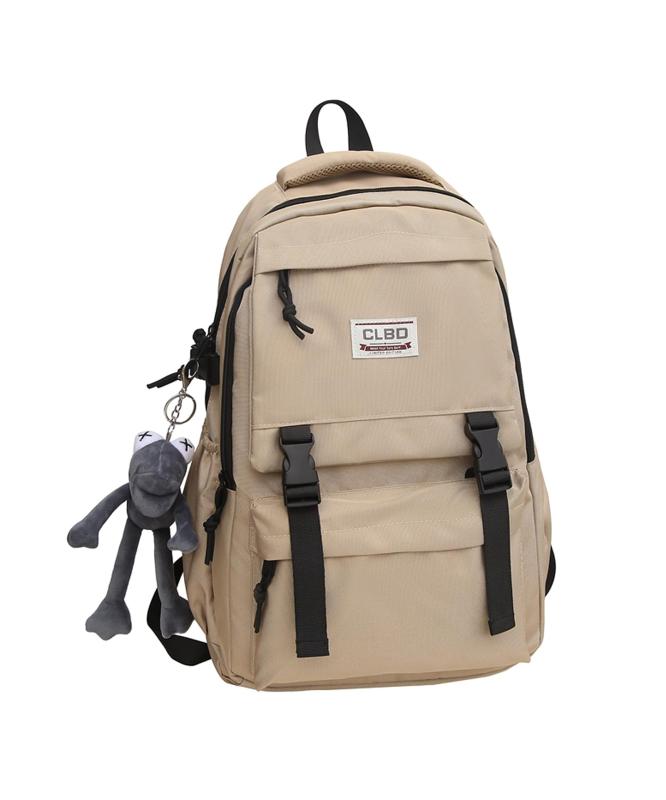 [アンドリス] リュック メンズ おしゃれ バックパック レディース デイパック 大容量 軽量 防水 通学 タウンリュック 男女兼用 【可愛いキーホルダー付き】 2way 多機能【大容量収納】サイズ：幅32*高さ46*奥行14cm、内部のメ...