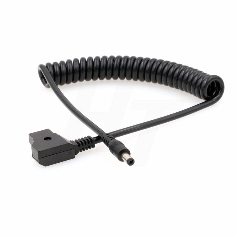 HangTon D-tap to DC バレル 5.5 2.1mm コイル状電源ケーブル SmallHD DP6 Atomos Ninja Shogun 7 LILIPUT モニター Vマウント用オンボードモニター用のD-tapからDCバレ...