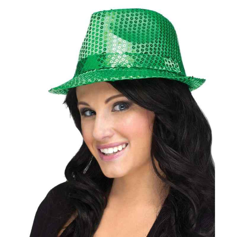 [Fun World] St. Patrick Day Fedora Hat セントパトリックス・デー きらきらフェドラハットセントパトリックス・デー(聖パトリックの祝日) にお勧めのフェドラ帽。きらきら光るグリーンメタリックのシークィンが...