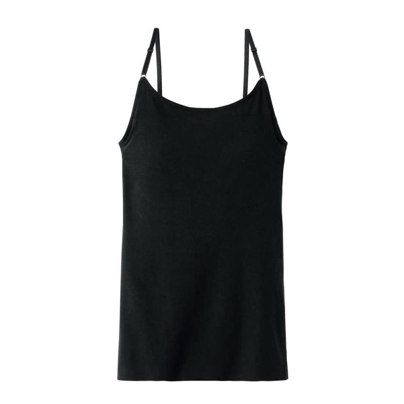 ブラトップ 綿混 ひびきにくい 立体カップ付き キャミソール CFA CB4456V(N)CFA(シーファ―） ひびきにくいブラトップシリーズ裾がカットオフなのでごろつきにくく、ウエスト周りの着心地スッキリ。綿85％混なので肌にもやさしい。...