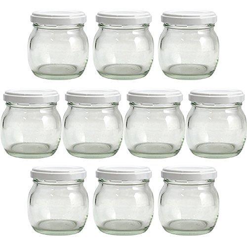ガラスビン.comジャム瓶 S80ST 107ml -10本セット-入数：10本内容量：OF 107ml （瓶口一杯までの水の量で換算）サイズ：胴径63mm／ 全長63mm瓶のみのサイズサイズについて胴径：瓶の一番太い部分の直径／全長：高さ...