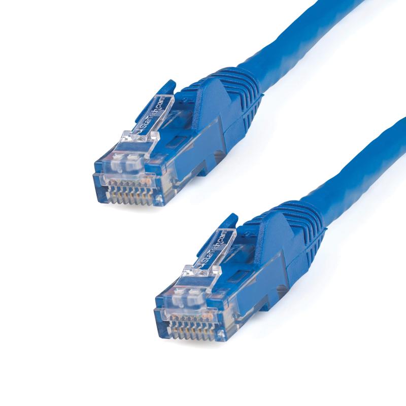 StarTech.com カテゴリー6 LANケーブル 7.5m ツメ折れ防止RJ45コネクタ ブルー Cat6ギガビットイーサネットケーブル 24AWG N6PATC750CMBL[100%銅線] 銅覆アルミ線に比べ給電力に優れ装置の損傷...