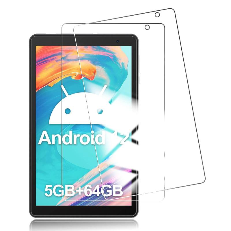 【二枚入り】FOR Blackview Tab5 8インチ 用 ガラスフィルム/日本旭硝子製/硬度 9H for Blackview Tab5 8インチ 用 強化ガラス フィルム 指紋防止/自動吸着/撥水撥油/飛散防止/気泡ゼロ【対応機種】...