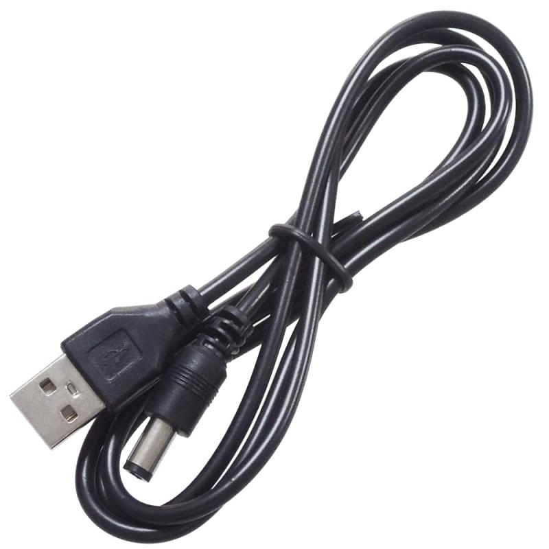 KAUMO USB電源コード DCプラグ 5.5/2.1mm 5V/3A対応 1m 給電 充電 電源 ケーブル5V/3A対応【DCプラグ】外径:5.5mm/内径:2.1mm/極性:センタープラス【コード】長さ:約1m