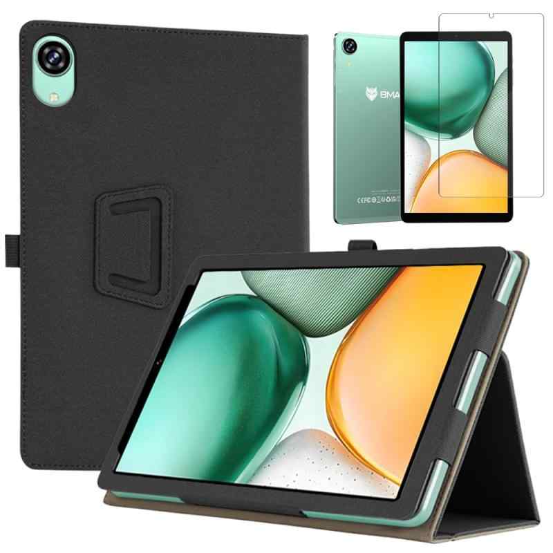 【NSFN】Bmax I8 Plus/KOOTIGERS Tab 8 SE 保護ケース Android 15 タブレット 8.7インチ 2025初登場用 カバー 手持ちバンド付き 持ちやすい スタンド機能 カバー 多角度対応 持ち運び 耐衝...