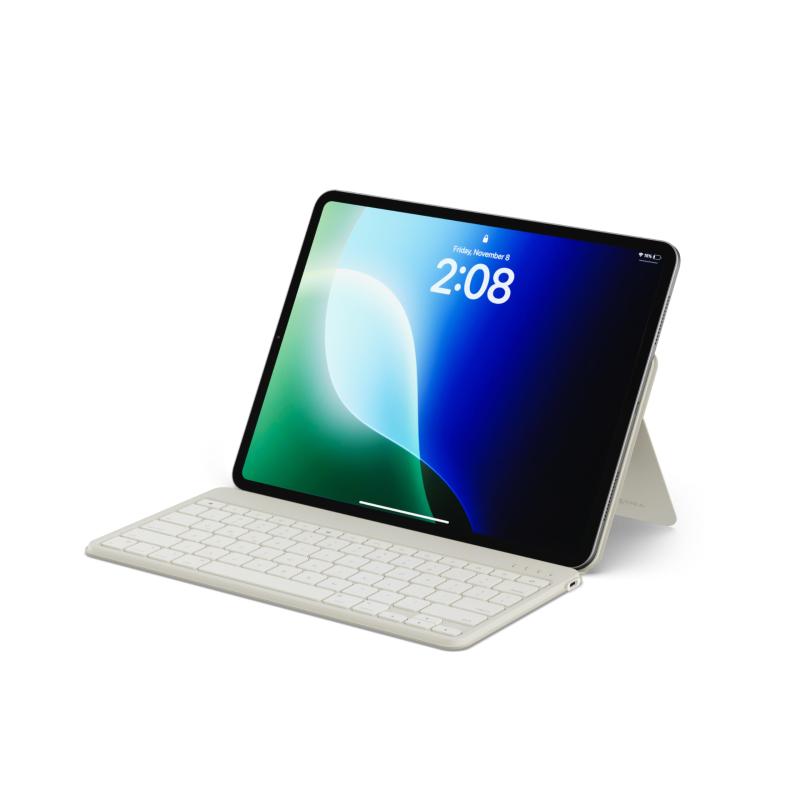 SATECHI OntheGo™ Bluetoothキーボード US配列 調節可能スタンド付き 最大3台接続可能 USB-C充電式 折りたたみ式 軽量コンパクト 無線 iPad タブレット対応マルチデバイス接続対応 – こちらの無線キーボー...
