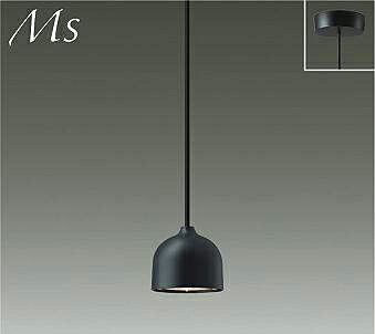 LEDユニットフラット形(径75mm)4.3W(GX53-1)電球色／2700Kプラスチック(バイオエンプラ) 黒サテン塗装径φ86 高76 全長700〜1200mm0.4kg●吊高さ調節可能●AC100V●ランプ寿命40,000時間●調光...