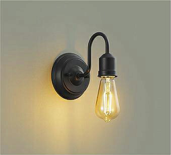 (ランプ付)LEDフィラメントランプ・エジソン形 3.8W(E26) キャンドル色／2200K鋼板 黒サテン塗装巾124 高230 出182mm0.5kg●5VA●AC100V●調光可能(0％〜100％)●調光にはLED専用調光器(別売)を...