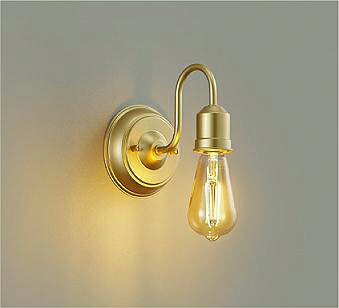 (ランプ付)LEDフィラメントランプ・エジソン形 3.8W(E26) キャンドル色／2200K鋼板 真鍮色塗装巾124 高230 出182mm0.5kg●5VA●AC100V●調光可能(0％〜100％)●調光にはLED専用調光器(別売)をご...