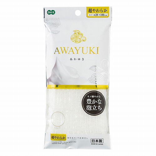 ※パッケージデザイン等は予告なく変更されることがあります。予め御了承下さい。 【商品特徴】 ・きめ細かく豊かな感動の泡。しなやかな極細繊維の66ナイロンを使用。 ・お肌をいたわる方へ。とてもやわらかく繊細な肌ざわり。 ・サイズ(縦×横cm)...