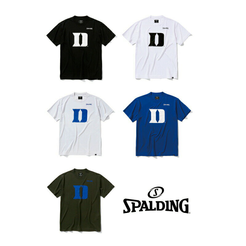 SMT22041D SPALDING Tシャツ アイアンデューク D ニューカラー ●DUKEの代表的なロゴ「アイアンDUKE D」をプリントしたシンプルなTシャツです。 SMT201790の新色です。 ●素材：ポリエステル ●サイズ：XX...