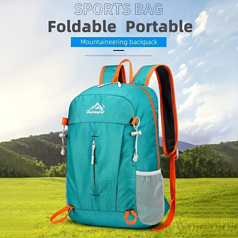 Portable Foldable Backpack Women and Men Outdoor Hiking Climbing Backpacks Lightweight Travel Bag Waterproof Cycling Bac...