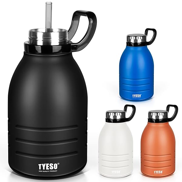 水筒 スポーツボトル ステンレスボトル 1.5L 直飲み 保温保冷 洗いやすい ストロー付き 大容量 携帯便利 旅行 キャリ―ハンドル付き (ブラック)商品説明【商品説明】color : ブラック size : 1500 ml超大容量：アウ...