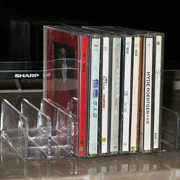 透明アクリルDVD/CDストレージボックス、CDスタンド-CDトレーは最大14個のCDボックスまで収容でき、メディアラックや台台台/キッチン/浴室/キャビネットの組織に。ブランド色透明モデル商品説明【商品概要】数量: 1/PK.CDなし、イ...