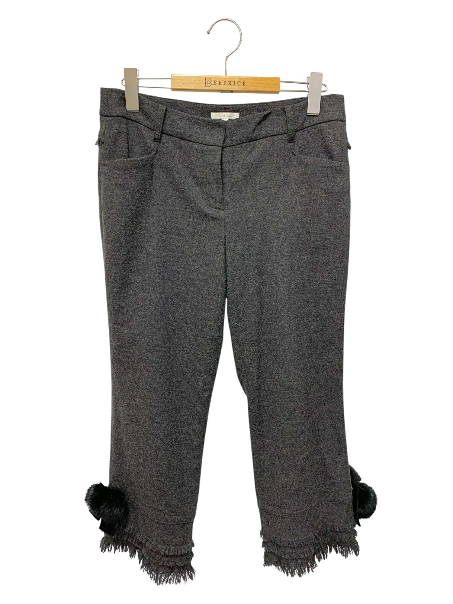 管理番号 ITYI7KPFIMKW ブランド トゥービーシック カテゴリー その他パンツ 性別タイプ レディース カラー グレー系 表記サイズ 40 実寸サイズ 総丈: 約80cm ウエスト: 約78cm ヒップ: 約90cm 股上: 約2...