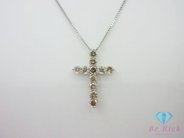 Pt850 Pt900プラチナ ダイヤモンド 付 デザイン ネックレス ペンダント のご紹介です 商品名 　Pt850 Pt900プラチナ ダイヤモンド 付 　クロスモチーフ デザイン ネックレス ペンダント カラー 　シルバー サイズ 　...