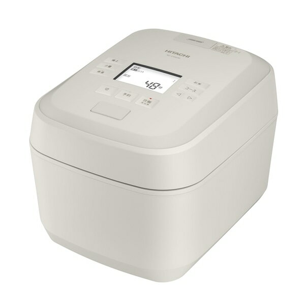 商品情報メーカー名日立サイズ本体寸法　(幅×奥行×高さ)　24.8×30.2×23.4cm質量　6.0kgスペック圧力＆スチーム IHタイプ　ふっくら御膳炊飯容量　1.0L(5.5合)圧力　　最高1.5気圧全周断熱構造底面IHヒーター　側面...