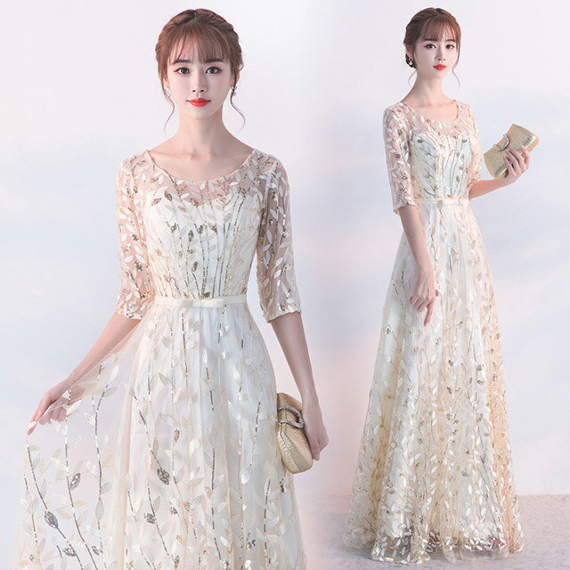 ご来店いただき、誠にありがとうございます。 素材：ポリエステル、チュールなど 伸縮性：なし 生地厚さ：普通 柔らかさ：普通 透け感：なし 付属品：なし ★カラー：シャンパン色 ※お客様ご使用のPC環境により商品画像のカラーが多少異なる場合が...