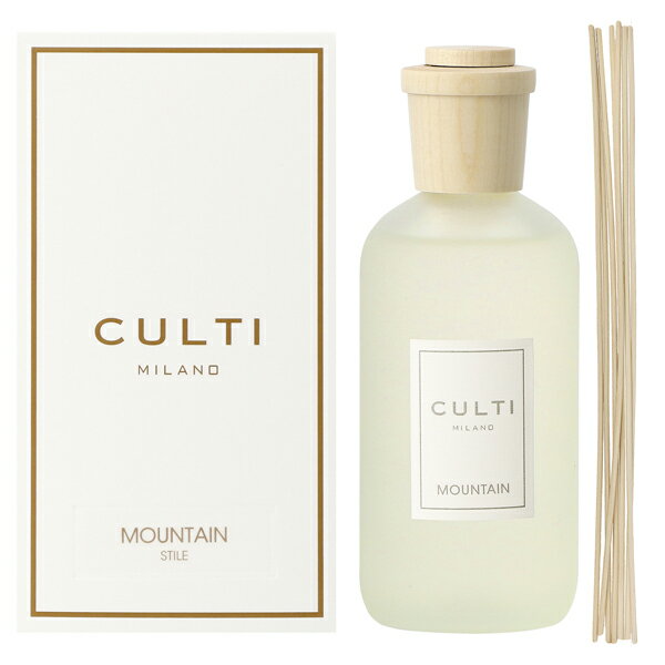 1990年、アレッサンドロ・アグラーティ氏によりイタリアで創業された「CULTI」は、世界で初めて開発したウッドスティック式のルームフレグランスを中心に、家具や食器、リネンなどのインテリアアクセサリーをコレクションに持つラグジュアリーブラン...