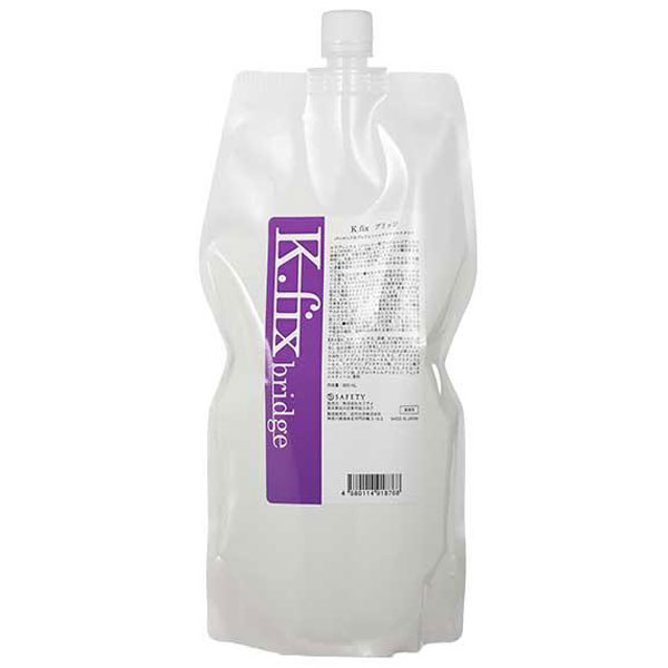 パーマヘア用プロフェッショナルトリートメント/架橋処理剤パーマとトリートメントを同時施術する新システム[K.fix]独自の浸透促進システムで時短を可能にし、有効成分と保湿・ダメージ補修・架橋成分を同時進行で効率よく浸透させながら、パーマや縮...