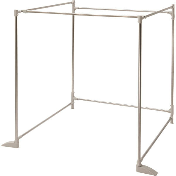 ●折りたたみ式で日当たりや風通しなど干し物に応じて設置ができます専用のステンレス伸縮竿(約80cm〜約120cm)付きで、ふとんや洗濯物がたくさん干せます・使用しない時は干し部に掛けて収納ができます日常的に使うものだからこそ安心感を。 幅広...