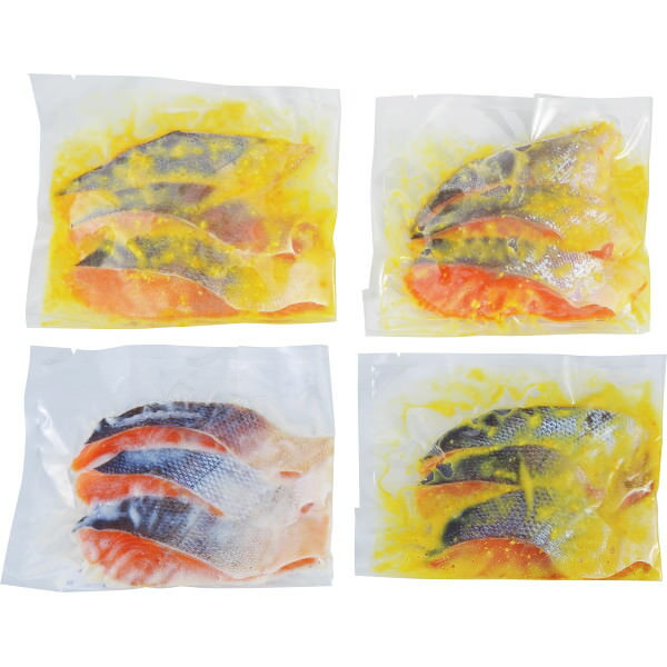 ●北国の魚を粕漬、味噌漬、西京漬にしました。後は焼くだけの簡単セットをお楽しみください。 ■商品情報 ◇ブランド ◇サイズ ◇材質 ◇内容 ●秋鮭粕漬・秋鮭味噌漬・秋鮭西京漬・紅鮭西京漬 各3切(計240g)×各2 ※こちらの商品は商品手配...