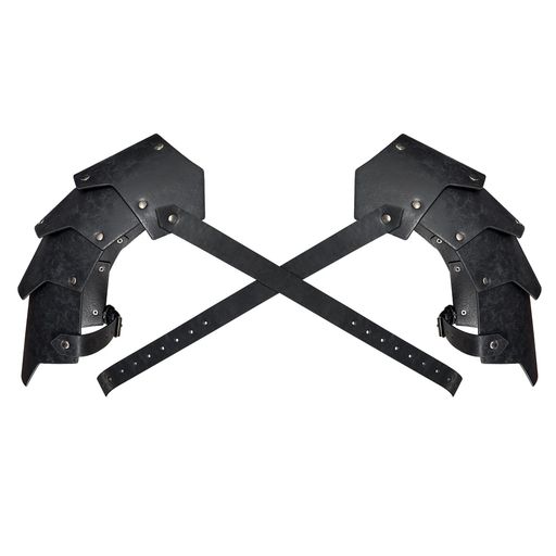 クールなデザイン-クラシックな中世スタイル!傭兵、アーチャー、ナイト&amp;レンジャーに最適なレザーアーマー。中世風のアンサンブルの中でひときわ目立つアイテムです。 高級フェイクレザー-時代の空気感を取り入れたハンドメイド、高級フェイクレ...