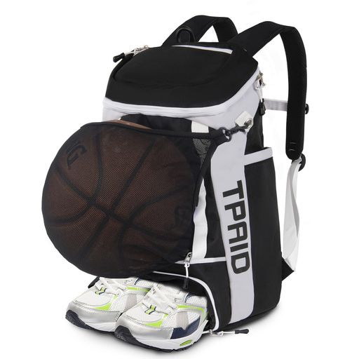 【35L大容量設計】スクエア型+幅広マチで収納力抜群、大きなメイン収納コンパートメントを備え、ノートパソコンやパッド用のポケットがあり、鍵、スマートフォン、財布、ボトル、その他の持ち物を収納できる追加のポケットが付いています。 バスケットボ...