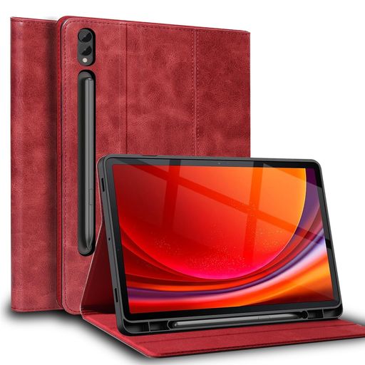 [互換性]-この本革ケース保護カバーは、サムスン Samsung Galaxy Tab S10 Ultra 14.6 インチ (Model SM-X920/X926B) 2024, Samsung Galaxy Tab S9 Ultra 1...