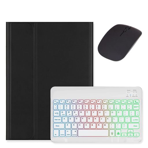 対応機種:GalaxyTabA9Plus11インチ バックライトキーボード:7色RGBバックライト付きGalaxyTabA9+キーボード、暗いところやよるでも気持ちよく使用できます、綺麗なバックライトでテンションも上がります。 ワイヤレスマ...