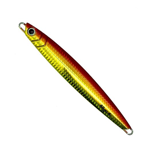 商品名:壱号(イチゴウ)■サイズ:80g■カラー:ケイムラ赤金(アカキン) 【誰でも簡単にヒットパターンに持ち込める新感覚ジグの第一弾】ショア・バーチカル問わず幅広いシーンにて活躍間違いなし!! 【コンパクトなシルエットで水噛みが良く、飛び...