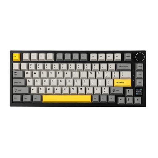 【TFTスクリーン:インタラクティブインターフェース】AK820プロメカニカルキーボードにはTFTスクリーンが搭載されており、インタラクティブインターフェースとしてリアルタイムで更新やカスタマイズが可能です。この高精細ディスプレイは、視覚効...