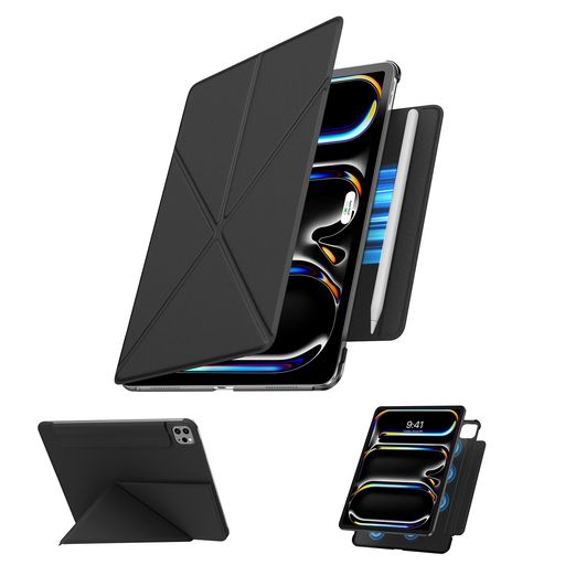 【適用機種】 iPad Pro 11インチ ケース M4/M5 (2024/2025・第5/6世代)専用です。モデル:A2836、A2837、A3357、A3358 、A3359。他のiPadモデルと互換性がありません。 【縦置き&amp;...